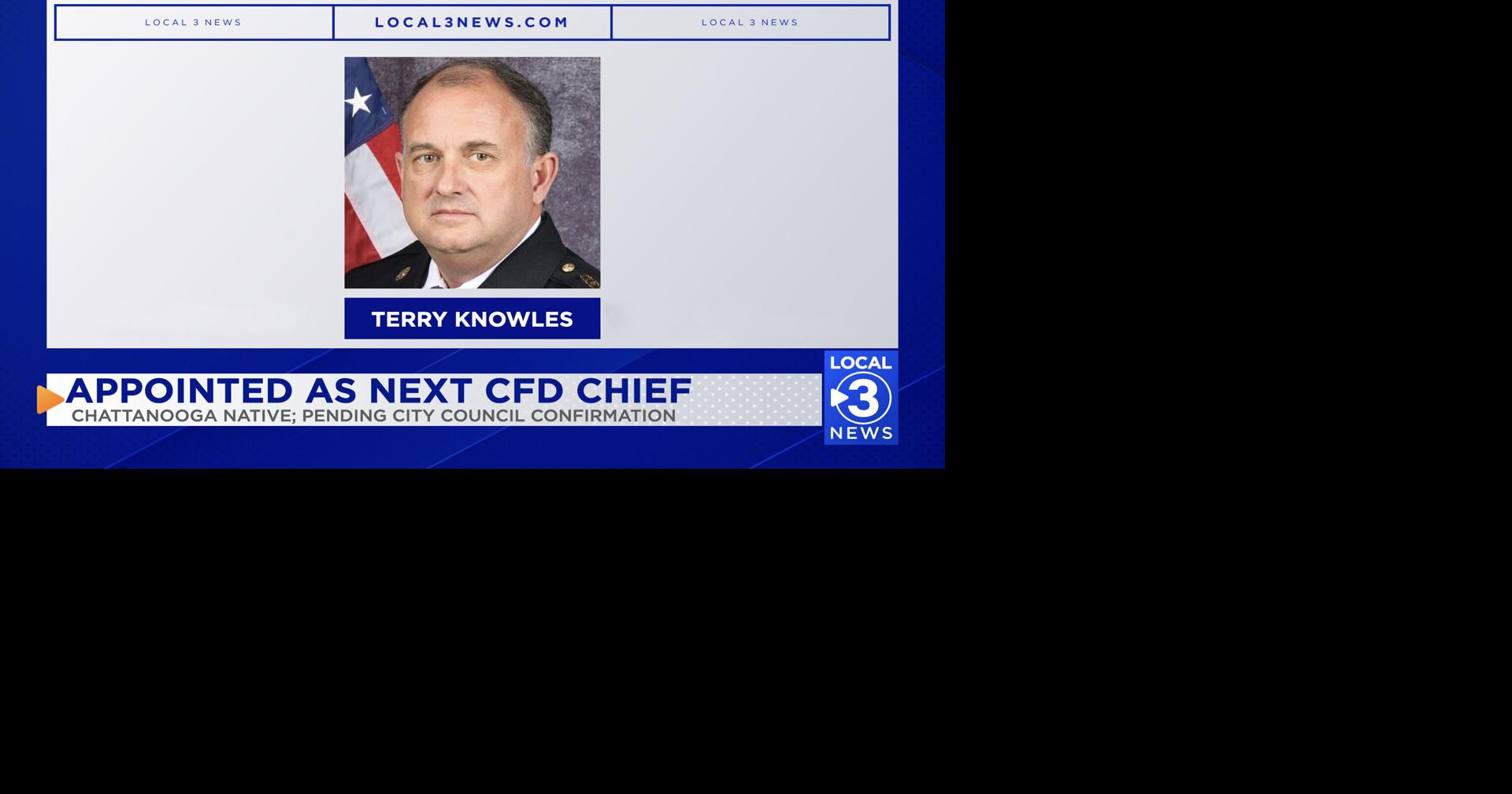 Terry Knowles Sworn In as Chief of Chattanooga Fire Department | Local ...