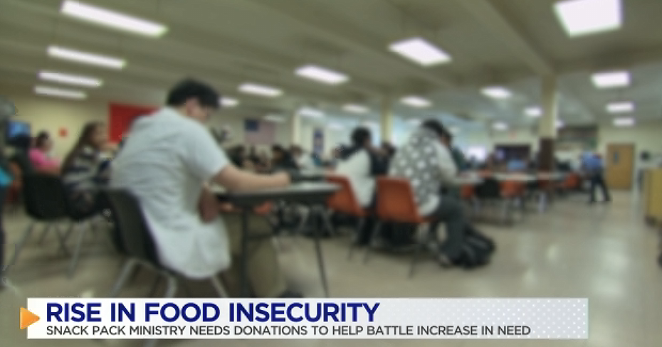 Food insecurity on the rise, Snack Pack Ministry in need of donations ...