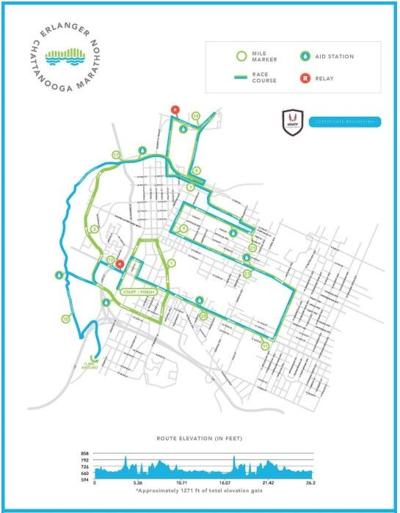 Erlanger Chattanooga Marathon and Half Marathon road closings | Local ...