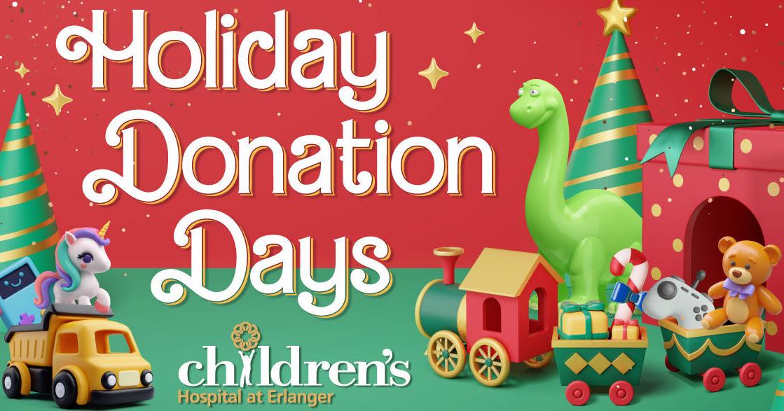 Donate to Erlanger Children's Hospital Holiday Drive | Local News ...