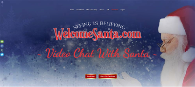 WelcomeSanta.com offers FaceTime or Skype calls with Santa Claus ...