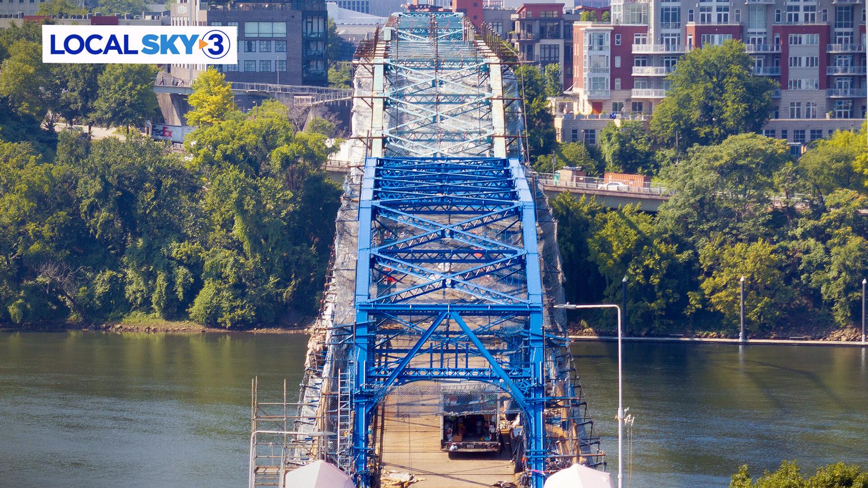 Chattanooga's Walnut Street Bridge Renovation Progress | Local News ...