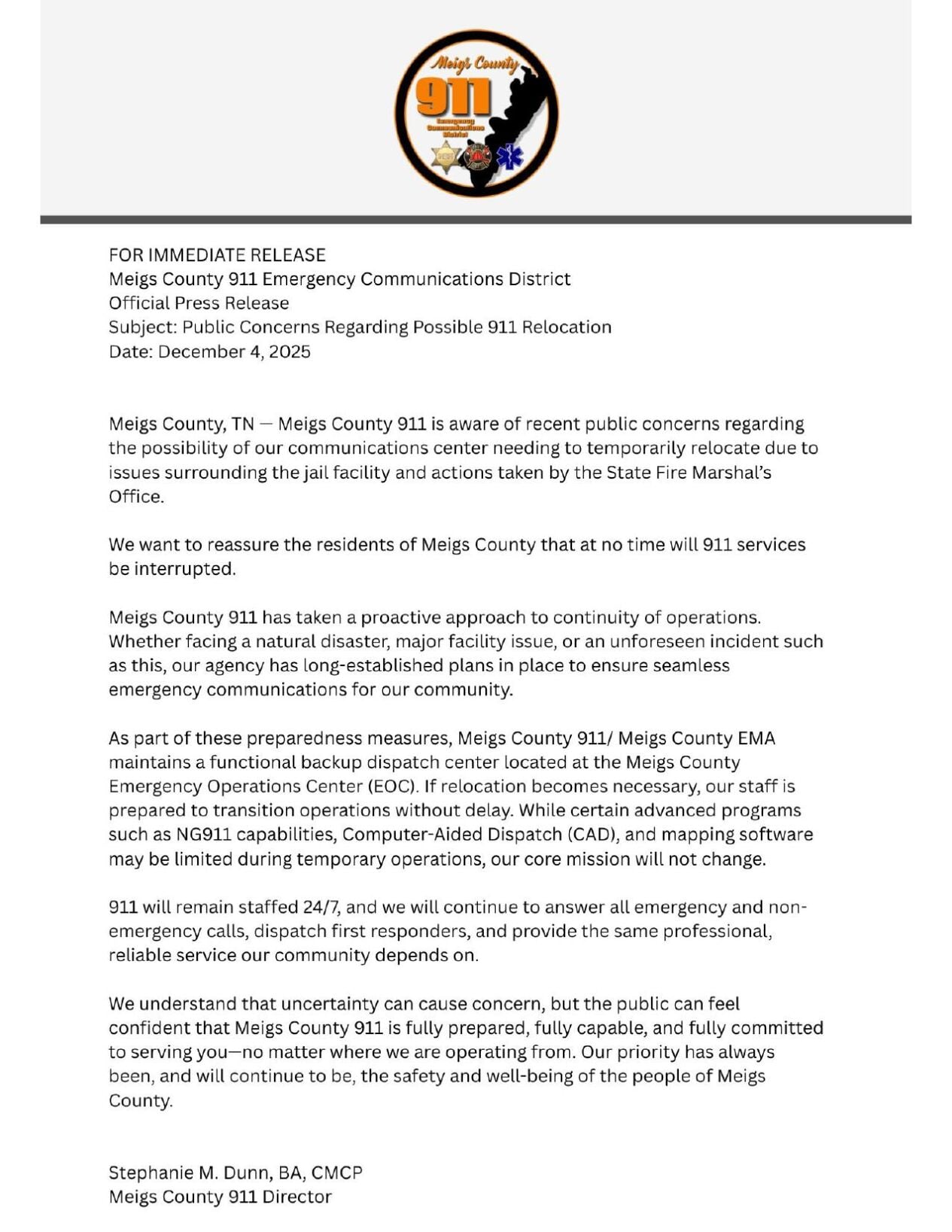 Meigs County Jail decertification and inmate relocation | Local News ...
