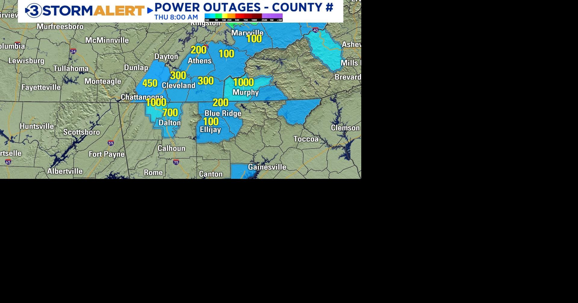 Morning storms spark power outages across region | Local News ...
