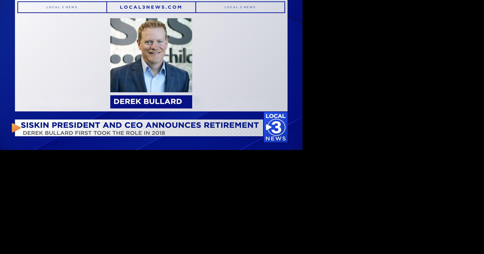 Siskin Children's Institute President and CEO, Derek Bullard, announces ...