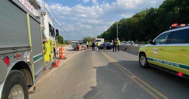 UPDATE: 2 taken to hospital Tuesday after Apison Pike crash | Local ...