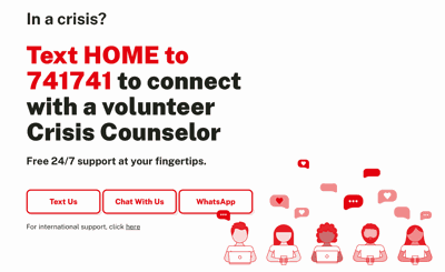 WHAT THE TECH? Crisis Text Line available to children & teenagers ...