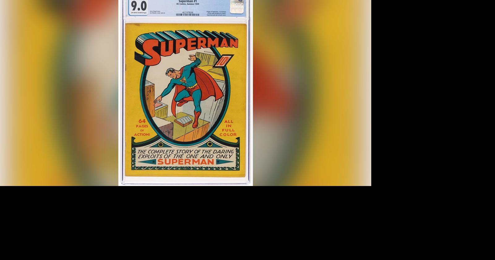 Rare Comic Book Discovery: Superman #1 Sells for $9.12 Million ...