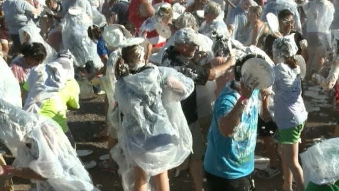Record setting pie fight | | local3news.com