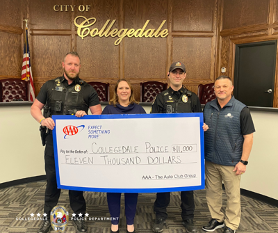 AAA awards Collegedale Police with Traffic Safety Grant | Local News ...