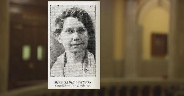 Sadie Watson: Hamilton County's first elected female | Local 3 In Your ...