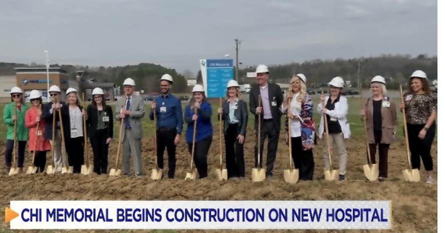 CHI Memorial hosts groundbreaking ceremony for new hospital in Ringgold ...