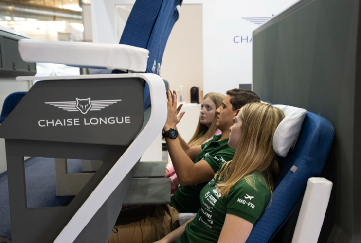 The double-decker airplane seat is back. Here’s what it looks like now ...