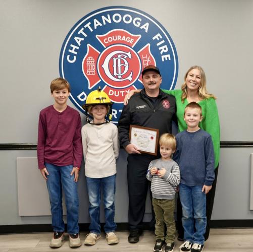 Chattanooga Fire Department honors new Lieutenant Cody Wallin | Local ...