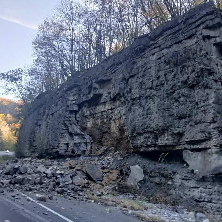 rock slide