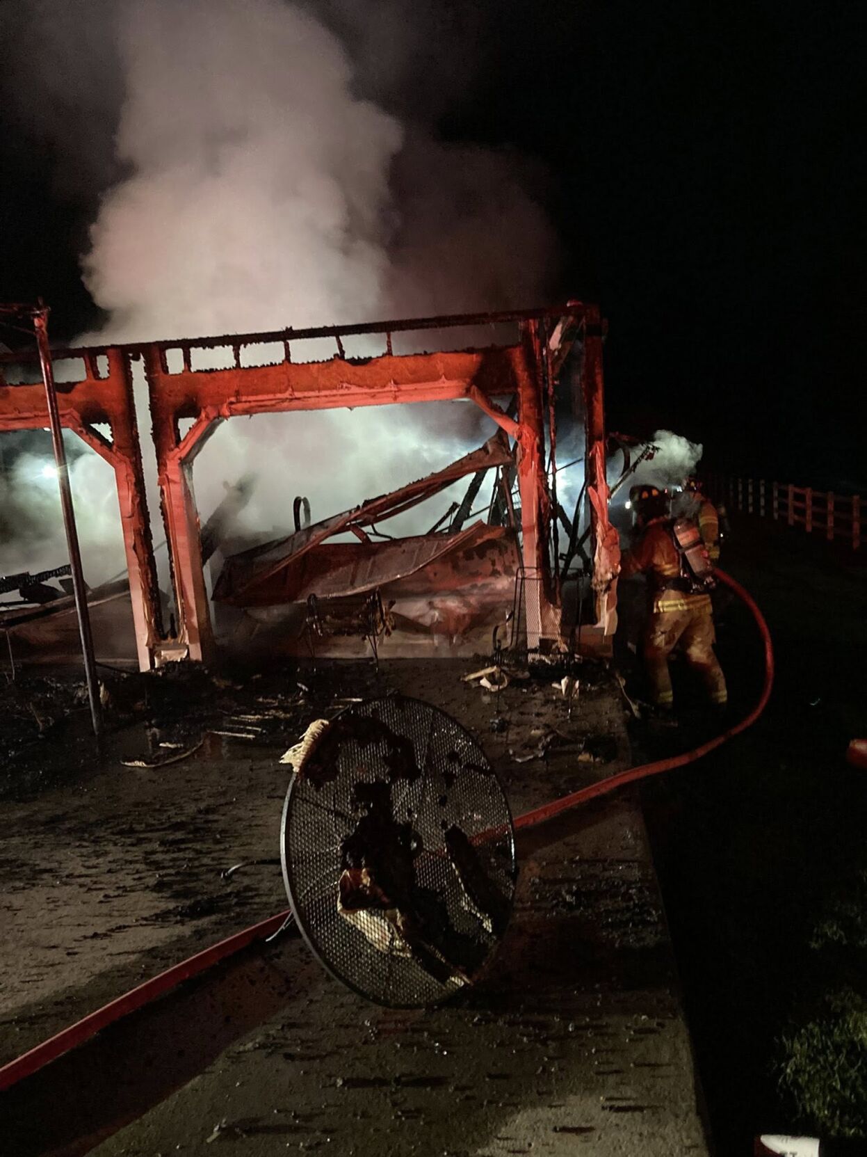 Firework Debris Causes Detached Garage Fire | Local News | local3news.com