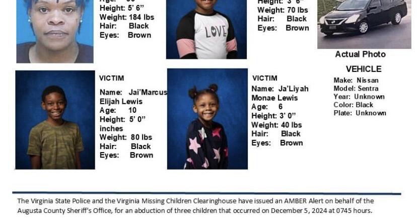 TBI helping with Amber Alert for three abducted VA children; may be in East TN | Local News ...