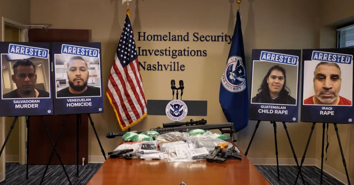 U.S. Homeland Security to Reveal Undocumented Criminals in TN ...