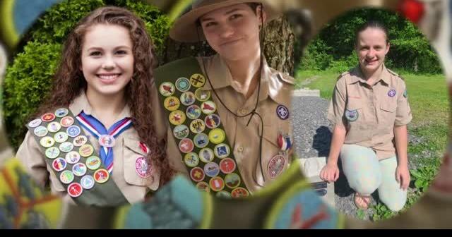 Local girls make history as some of the first female Eagle Scouts ...