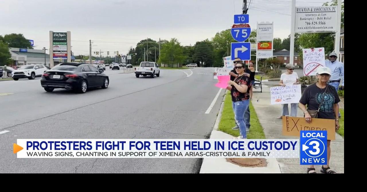 Protesters fight for teen held in ICE custody | Local News | local3news.com