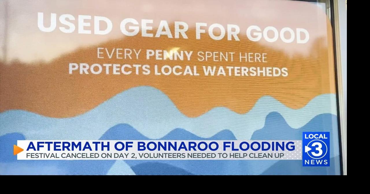 Bonnaroo flooding aftermath: scattered debris, muddy conditions ...