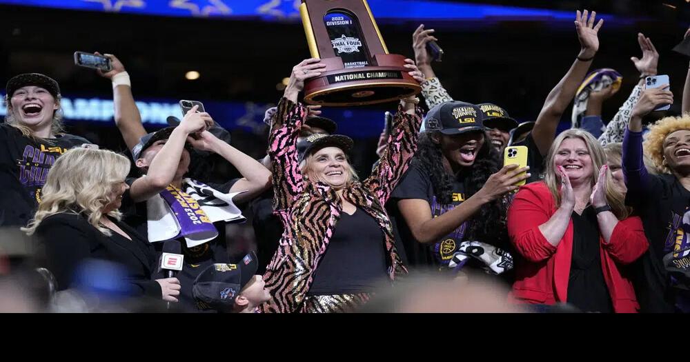 LSU wins first NCAA title in program history, defeating Iowa in ...