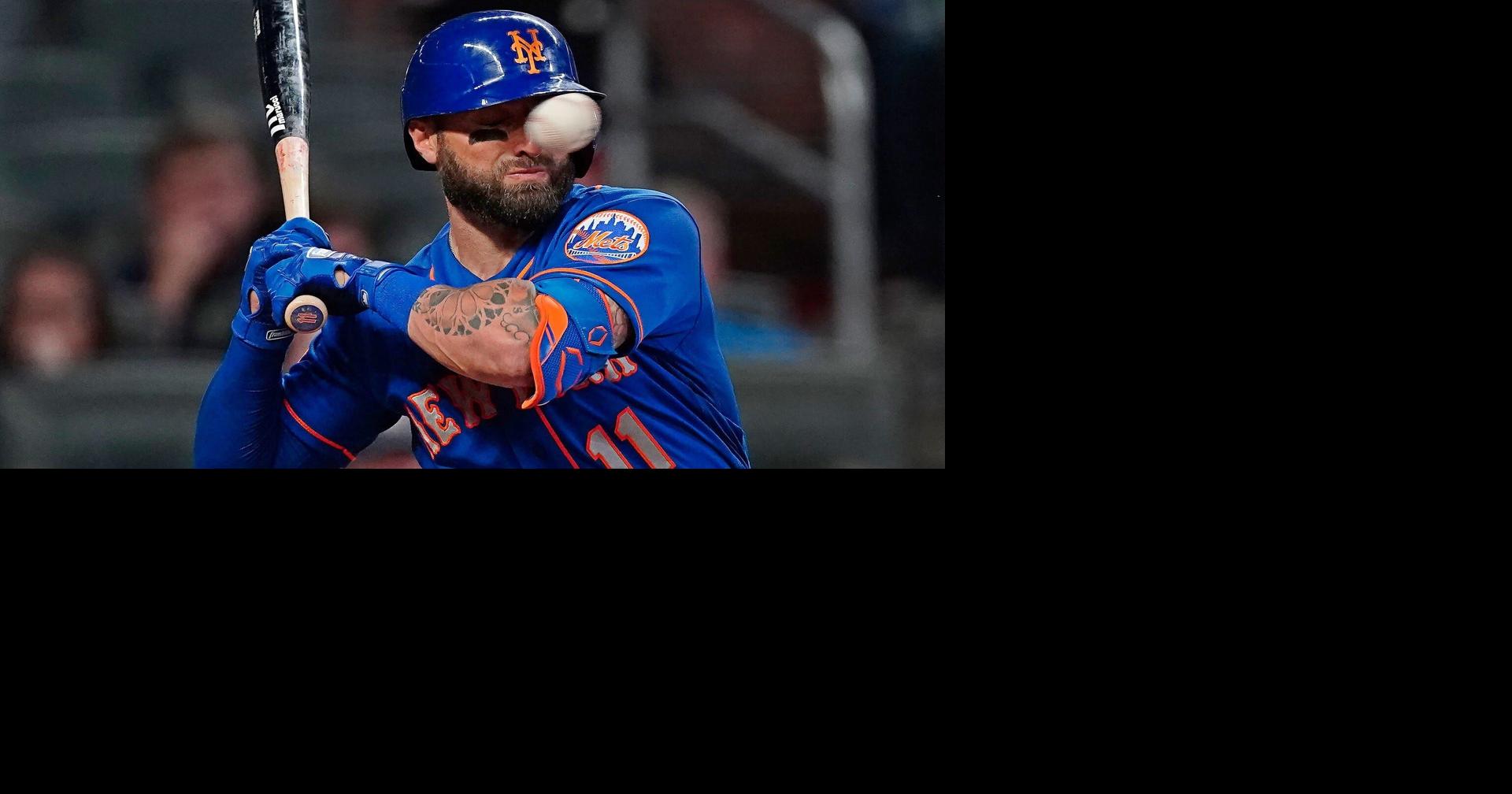 New York Mets player suffers nasal fractures after getting hit in face by 94 mph fastball ...
