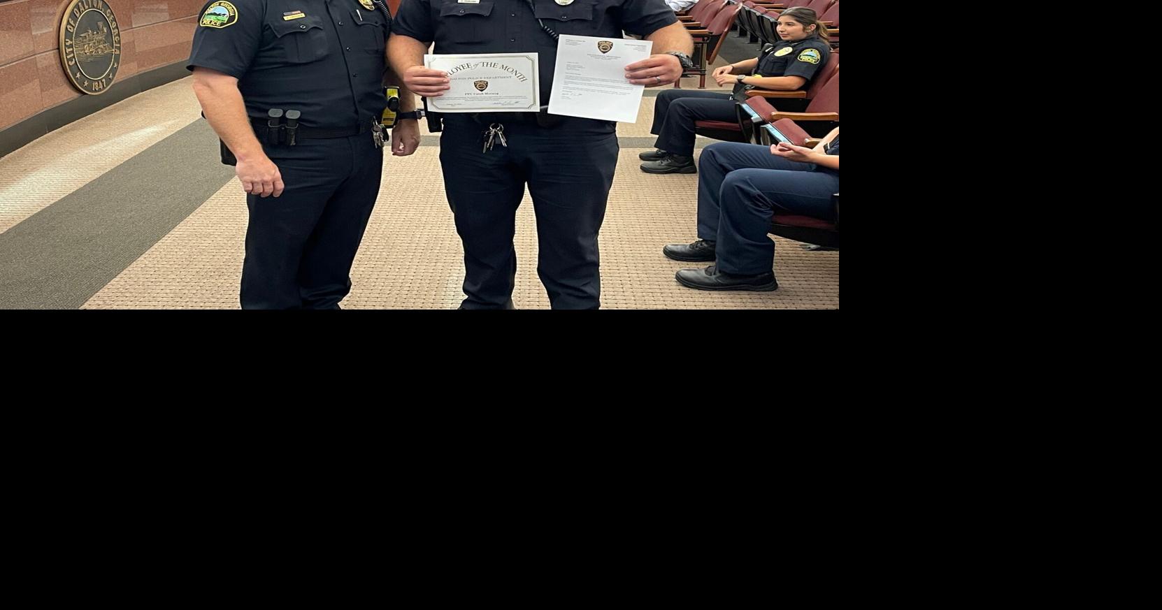 Dalton PD officer of the month honored | Local News | local3news.com