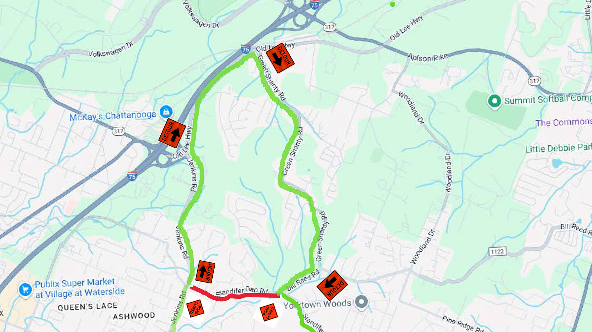 Hamilton County Road Closure for Paving Work | Local News | local3news.com