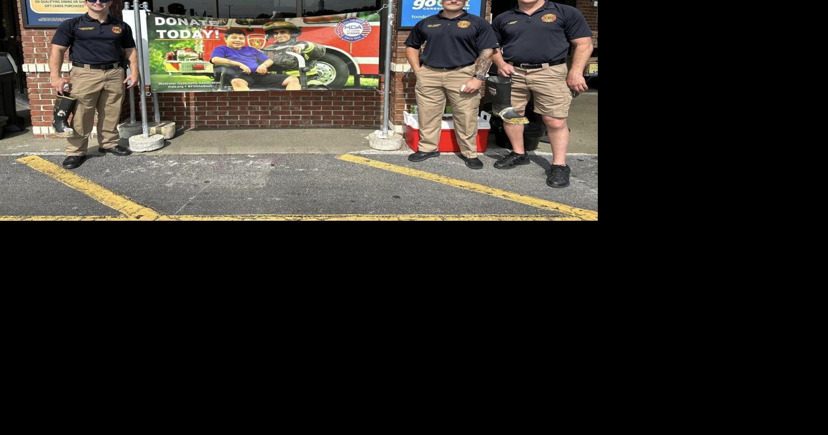 Cleveland firefighters "Filling the Boot" to raise money for Muscular ...