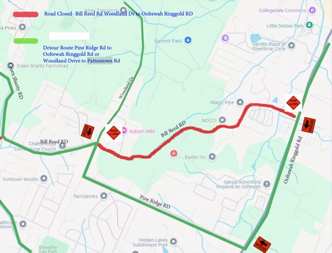 TRAFFIC ALERT: Portions of Bill Reed Road to close Monday & Tuesday for ...
