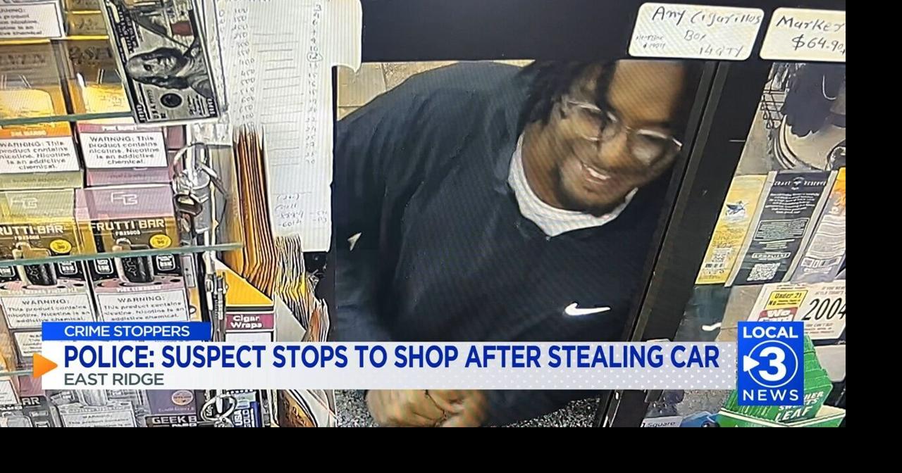 Crime Stoppers: Thief stops to shop after stealing car | Local News ...
