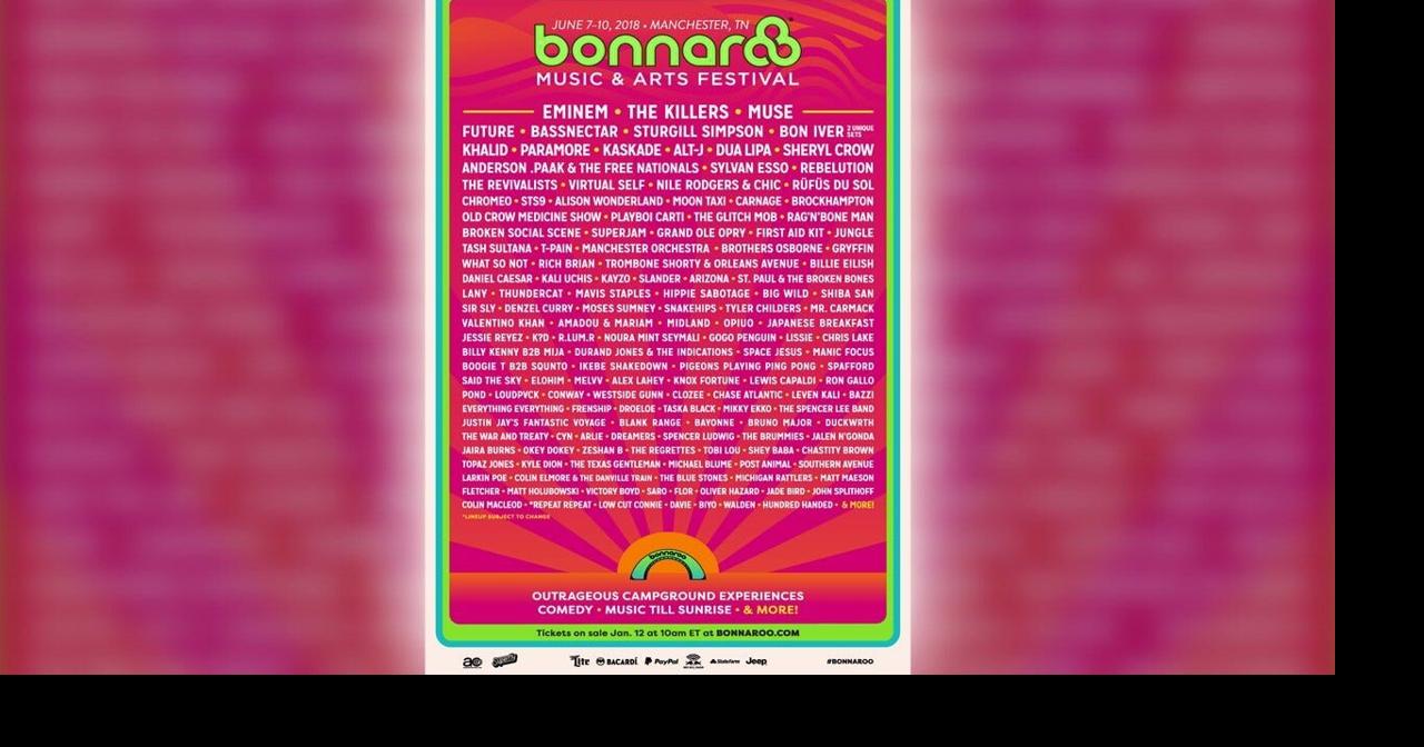 Bonnaroo 2018 announces lineup | What's Trending | local3news.com
