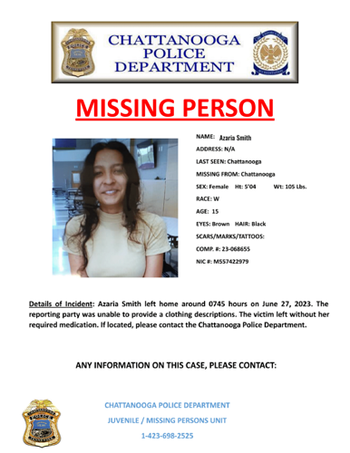 UPDATE: Chattanooga Police say 'endangered teen' has been found and is ...