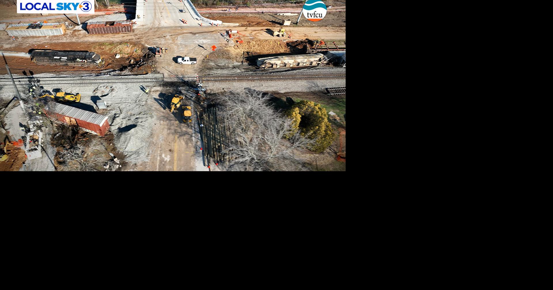 UPDATE: Collegedale RR crossing reopens to traffic following derailing ...