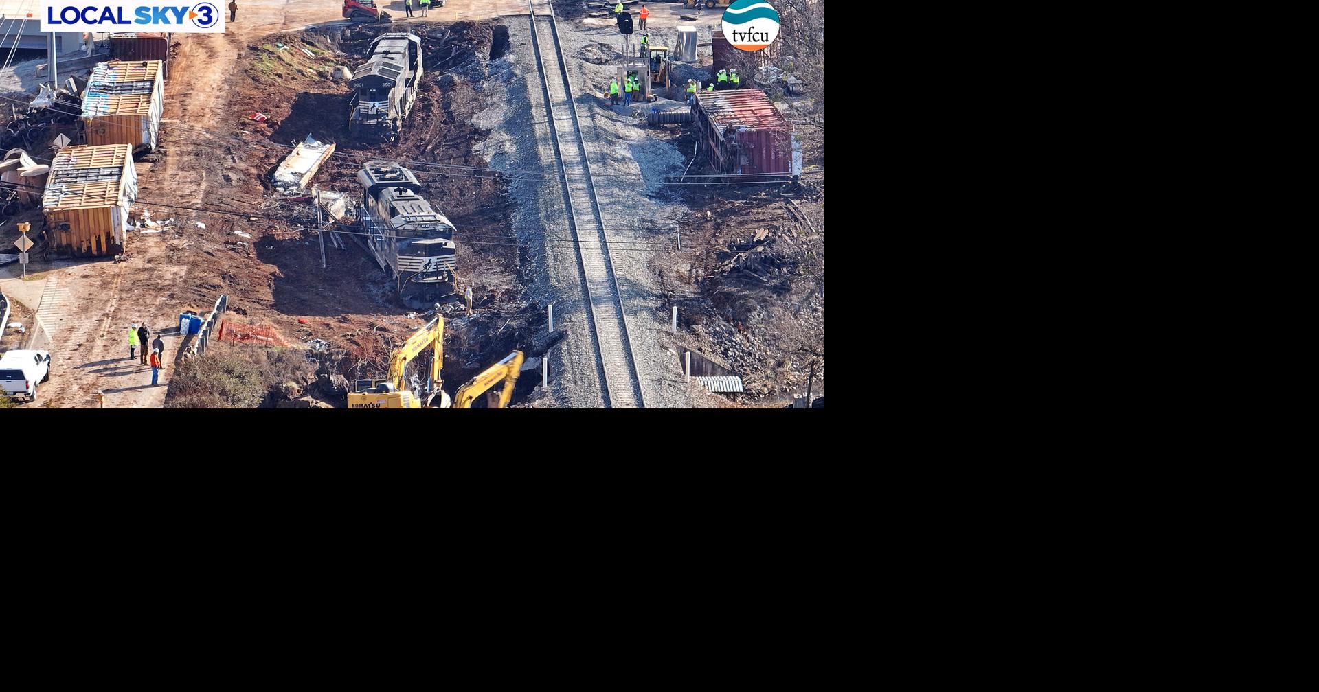 Hamilton County Hazmat team cleans up gallons of diesel fuel from train ...