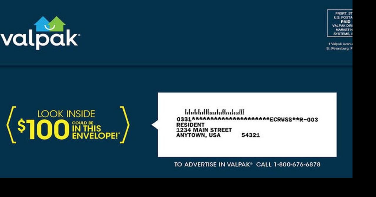 That $100 check tucked among your ValPak coupons is real, company says ...