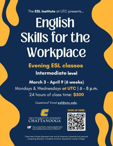 Improve Workplace English Skills at UTC ESL Institute | Local News ...