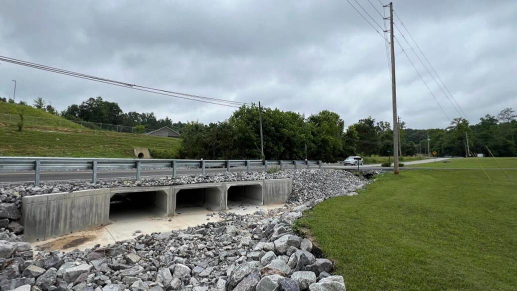 Poplar Springs Road in Ringgold reopens early following storm drainage ...