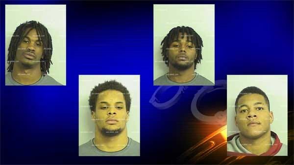UPDATE: Four University of Alabama players arrested | | local3news.com