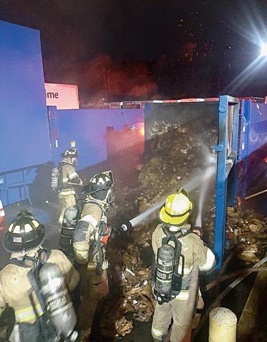Chattanooga Fire Department responds to Amazon trash compactor fire ...