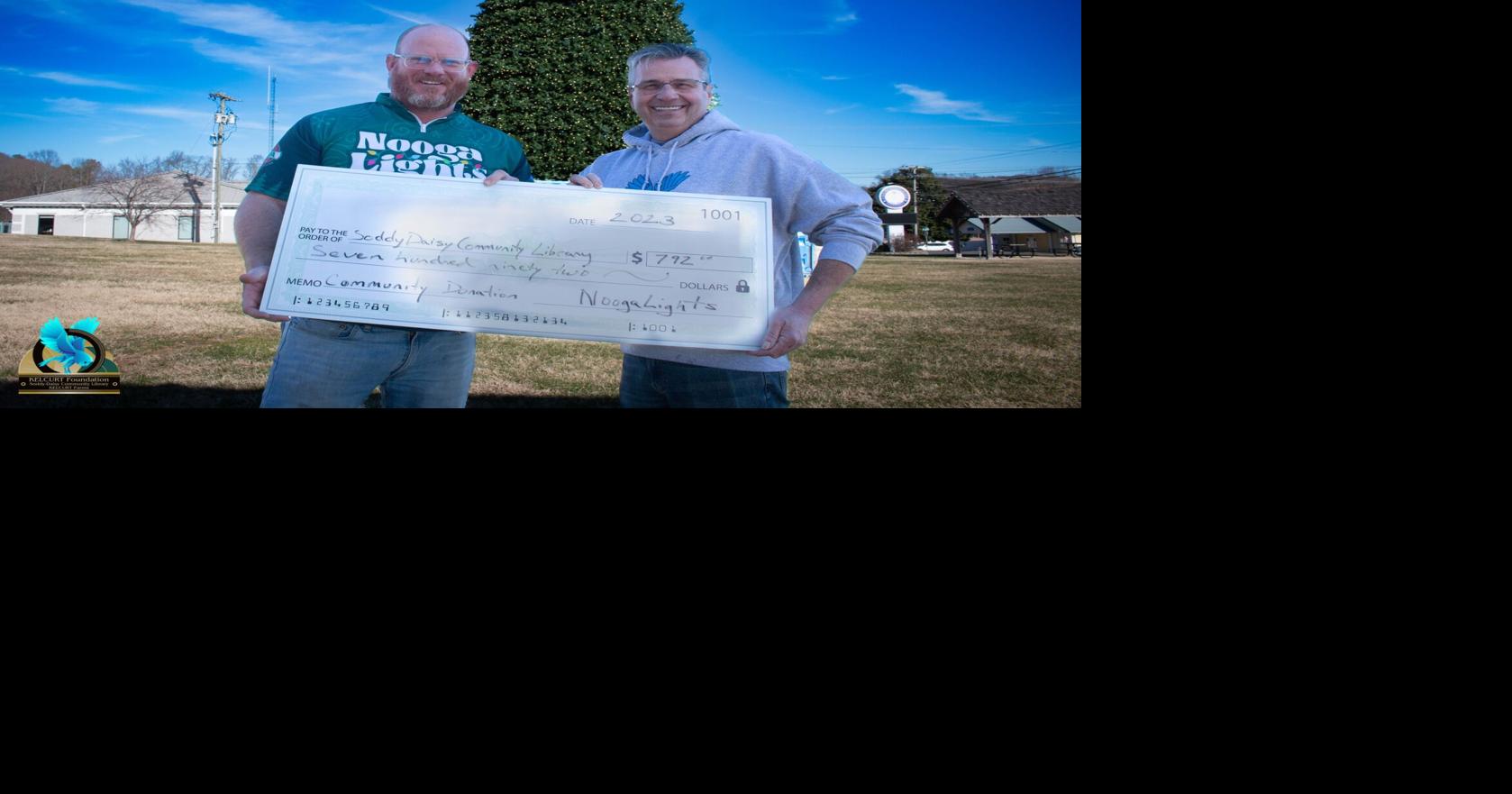 Soddy-Daisy Community Library receives donations from NoogaLights ...