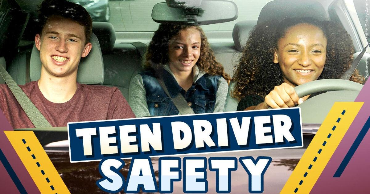 National Teen Driver Safety Week reminding teens to be safe on the road ...