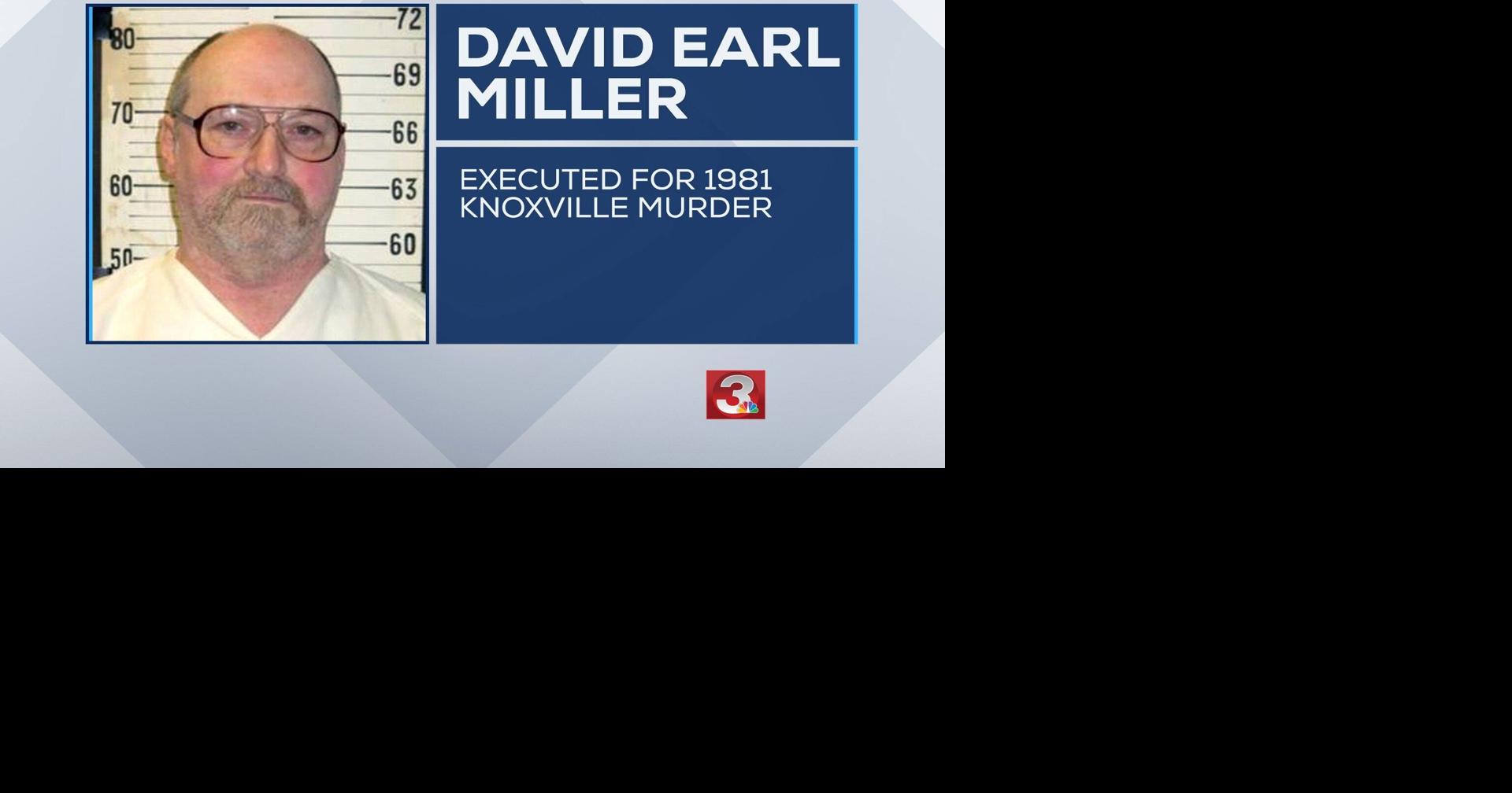 'Beats being on death row': Death row inmate David Earl Miller executed ...
