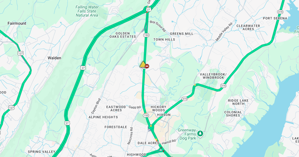 Highway 153 Northbound Lane Closures in Hixson | Local News ...
