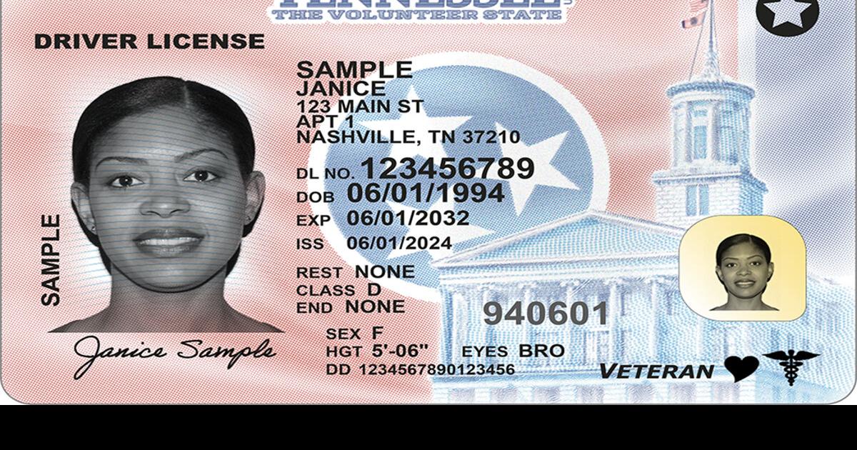 State of Tennessee begins issuing newly designed driver licenses & ID ...