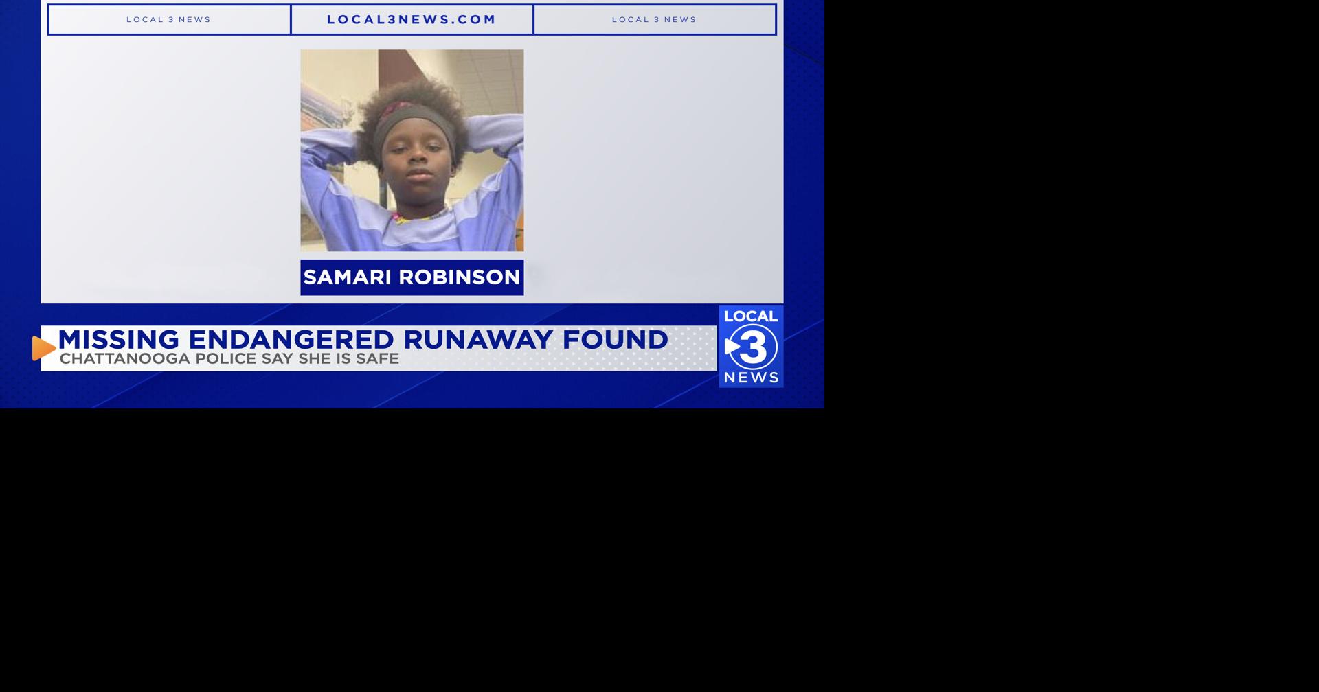 Chattanooga police safely locate missing endangered runaway | Local ...