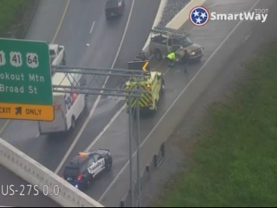US 27 Lookout Mountain/Broad St. exit closed due to crash | Local News ...