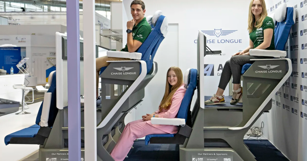 The double-decker airplane seat is back. Here’s what it looks like now | Regional/National ...