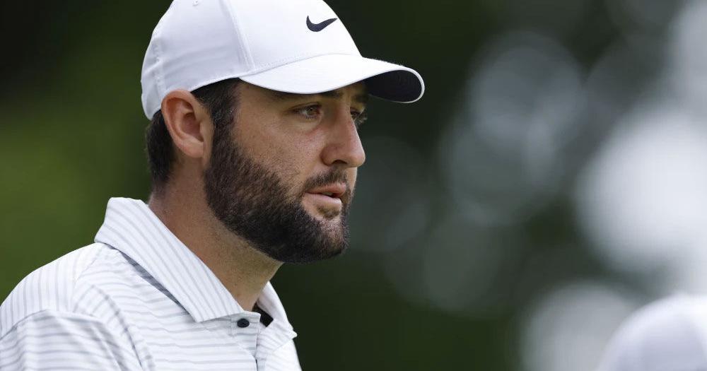 Scottie Scheffler warmed up in a jail cell. Then he moved up the PGA ...
